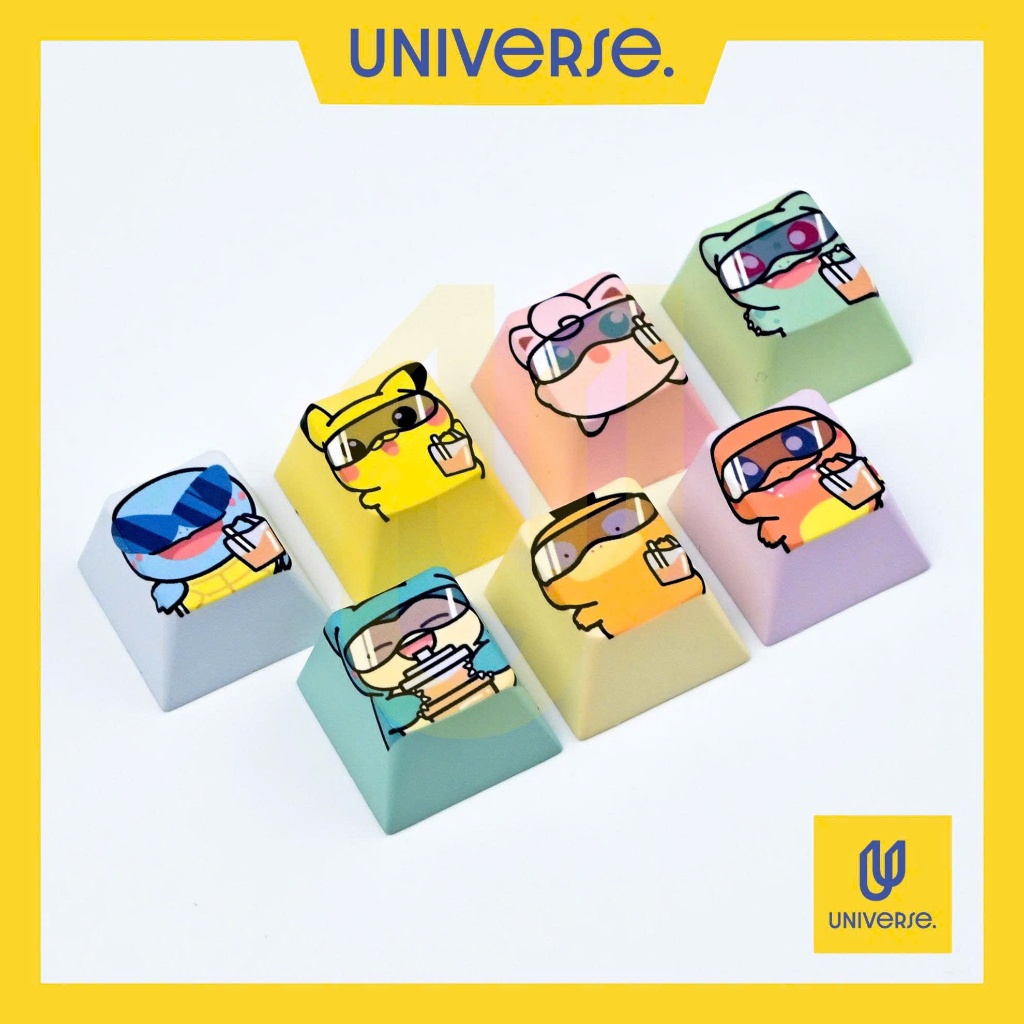 Keycap Lẻ 4 Nút Keycap Pokémon R4 Keycap PBT Cherry Profile In Dyesub ...