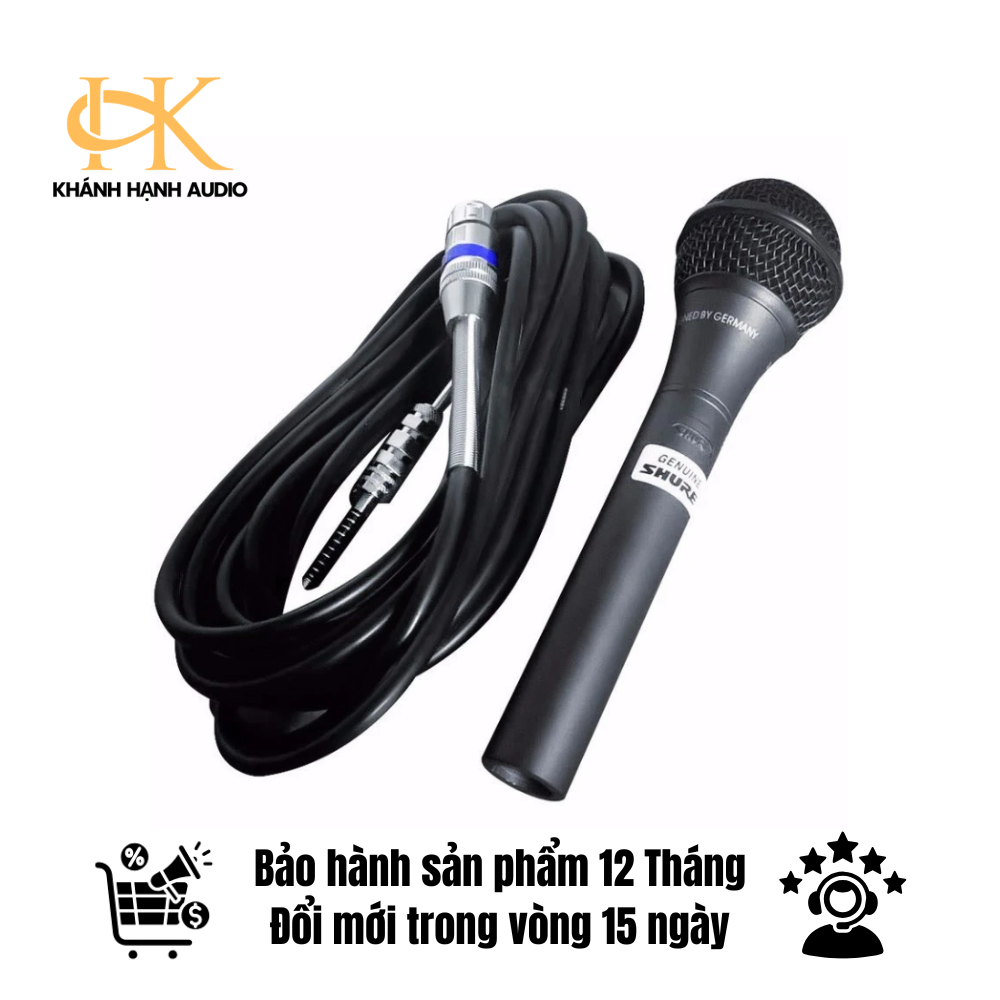 Micro có dây Shupu SM-959A - Mic Karaoke SM 959 chính hãng dây dài 5m | Shopee Việt Nam