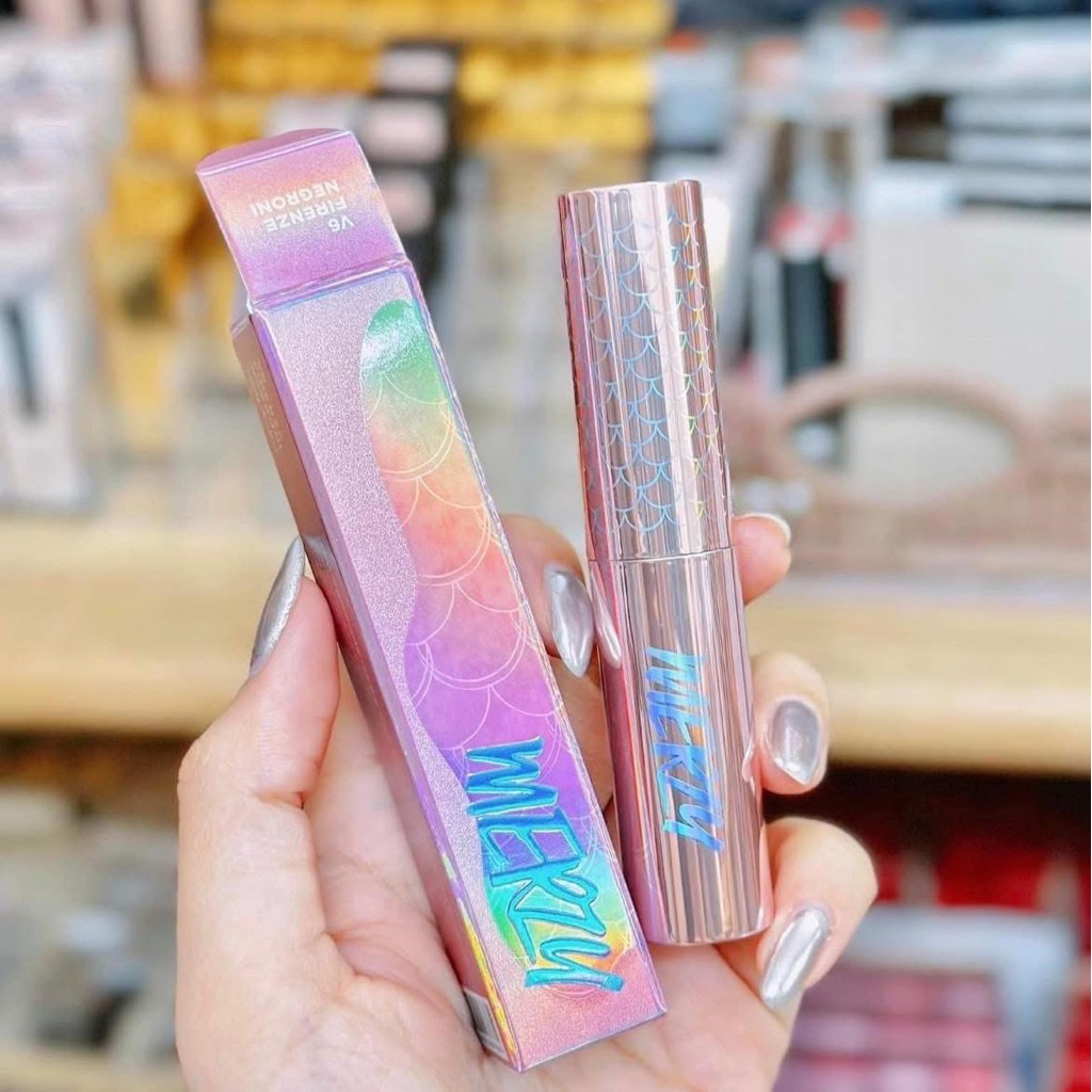 [SẴN- V6 VỎ HỒNG] SON MERZY V6 SIREN VỎ HỒNG (BEST SELLER) | Shopee ...