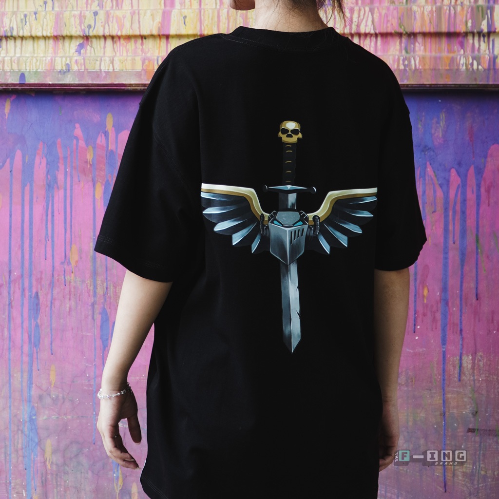 Áo Thun Cao Cấp “DAEMON HUNTER” dáng Oversized Unisex chất liệu Korean ...