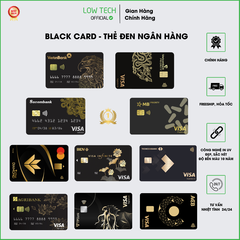 Thẻ Đen Phông Bạt Tán Gái, Thẻ Đen NFC, Thẻ Đen Ngân Hàng, Thẻ Đen ...