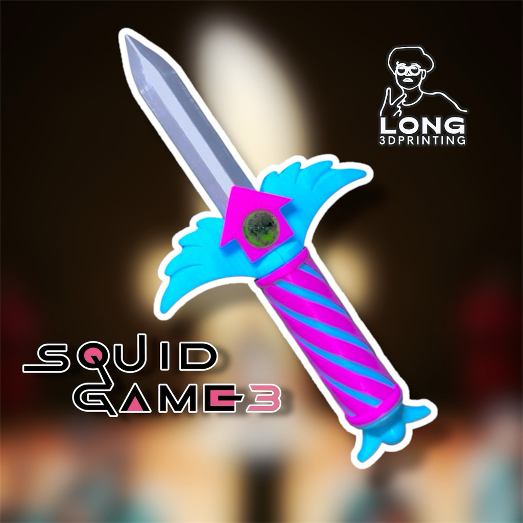Đồ chơi Squid Game 3 Knife Mô hình Squid game 3 Hide and Seek Trốn tìm Squid game 3 ...