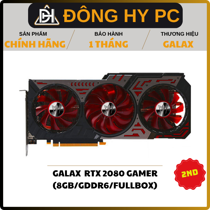 VGA card màn hình GALAX RTX 2080 Gamer 8GB 2ND | Shopee Việt Nam