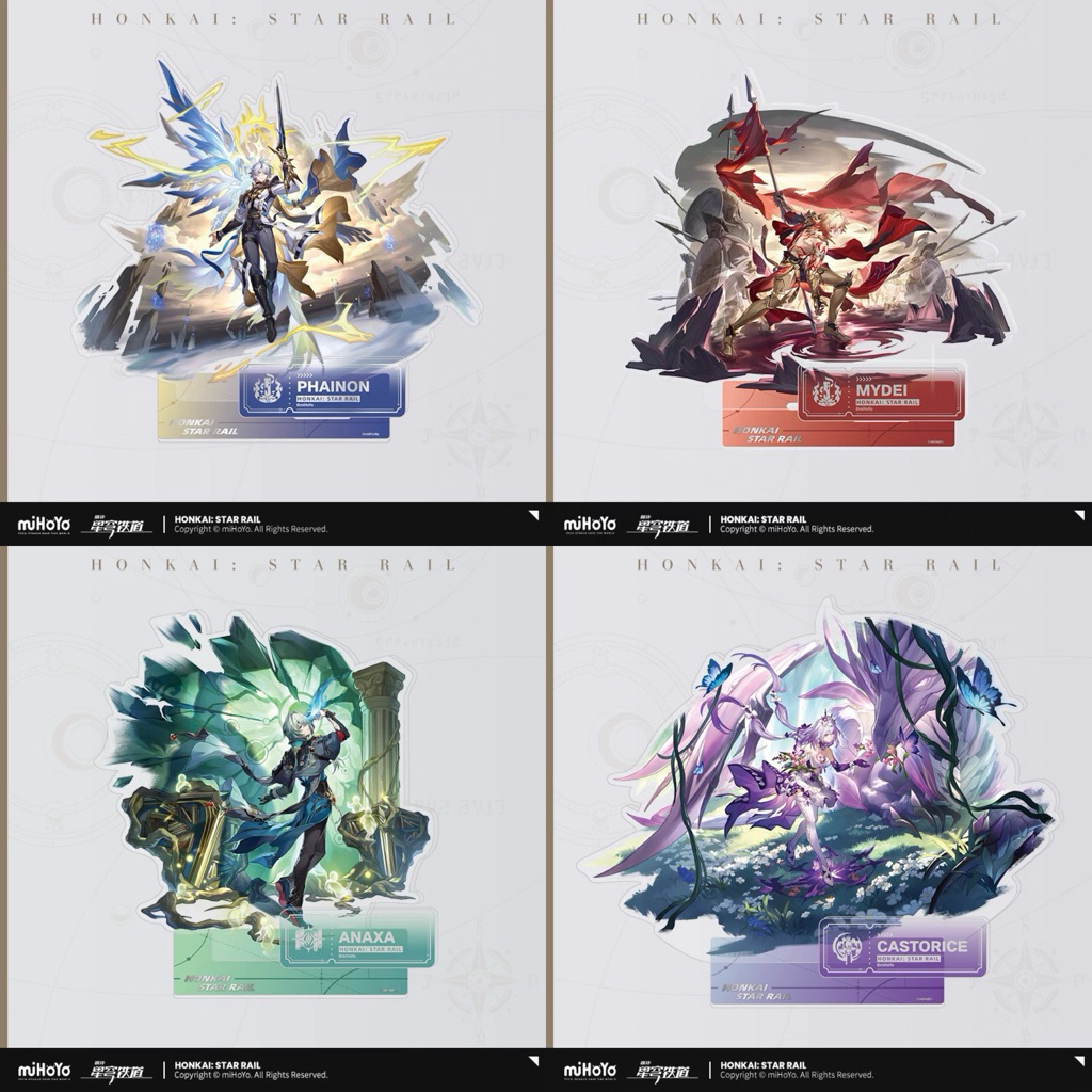 [Có sẵn] Standee splash art Mydei/Phainon/Anaxa/Castorice official ...