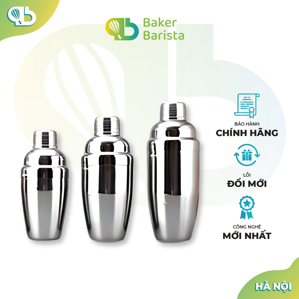 Bình lắc Shaker Pha Chế, Bình Lắc Cocktail Chất Liệu Inox 304 Dung Tích 350ml 550ml 700ml ...