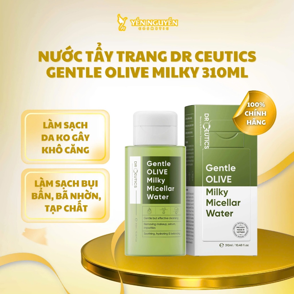 Nước Tẩy Trang Dr Ceutics Gentle Olive Milky 310ml | Shopee Việt Nam