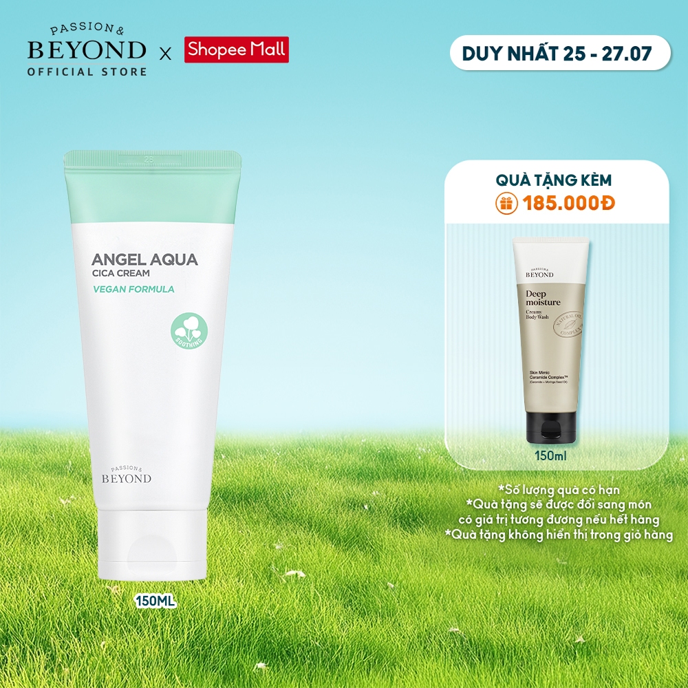 [Beyond Official] Kem dưỡng Phục hồi & Tiêu Nhiệt Beyond Angel Aqua Cica Cream | Shopee Việt Nam