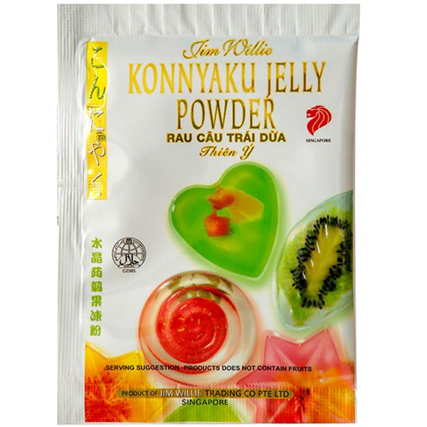 BỘT RAU CÂU DẺO SINGAPORE JELLY TRÁI DỪA THIÊN Ý 10gr - JIM WILLIE ...