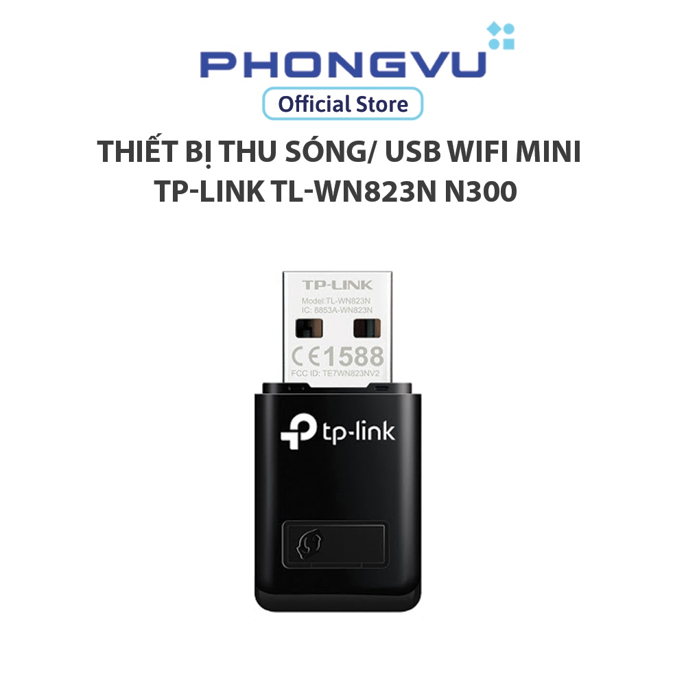 Thiết bị thu sóng/ USB WiFi Mini TP-Link TL-WN823N N300 - Bảo hành 24 tháng | Shopee Việt Nam