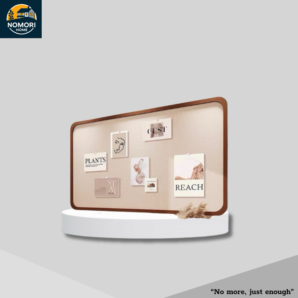 D10_ Bảng ghim nỉ treo tường hình chữ nhật - Dán ảnh, ghim note decor ...