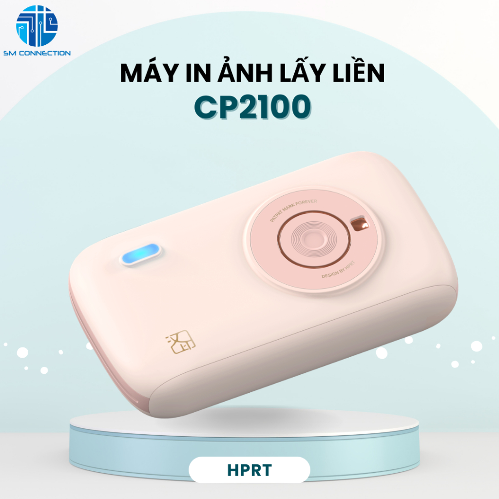 Máy In Ảnh Mini Hprt CP2100 - Chất Lượng Sắc Nét, Kết Nối Bluetooth Dễ ...
