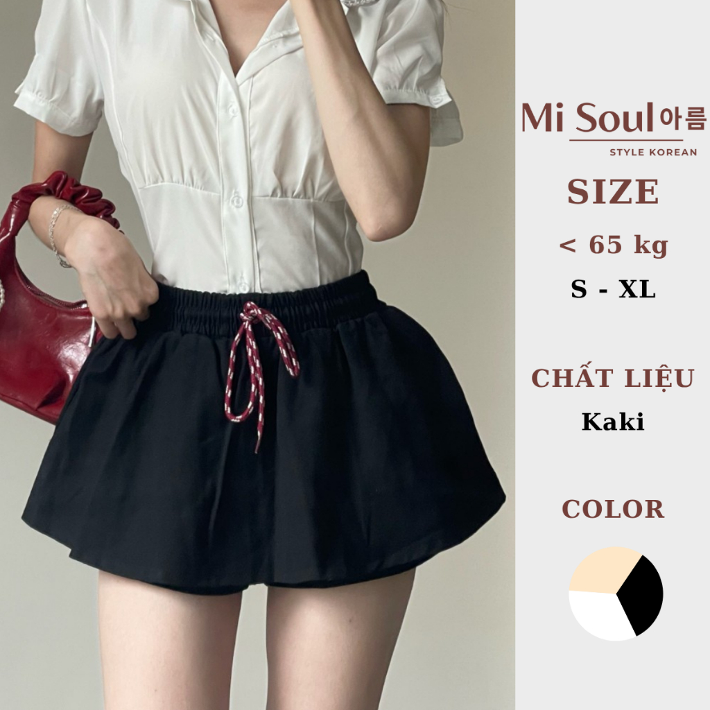 Quần Váy Nữ Cạp Chun Dây Rút MiSoul BigSize, Váy Thể Thao Xòe Che ...