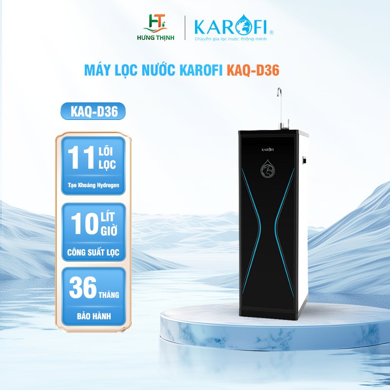 MÁY LỌC NƯỚC KAROFI KAQ-D36 - 10 LÕI CHUẨN NƯỚC UỐNG TRỰC TIẾP BH Chính ...