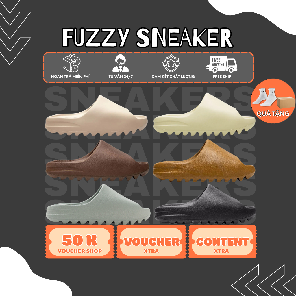 Dép adidas yz slide bản nhám đế cao yz slide đủ màu nam nữ Full Box ...