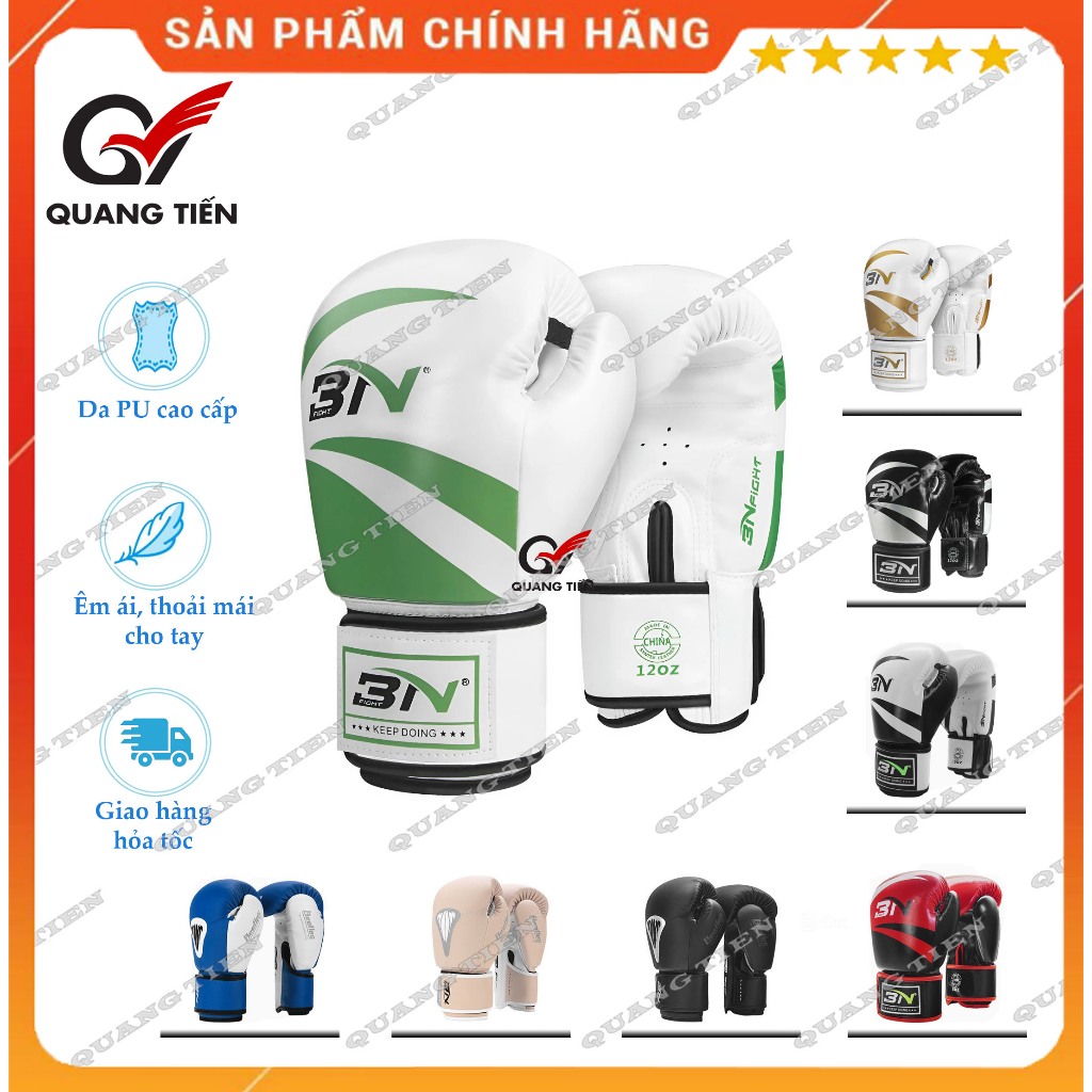 Găng tay boxing BN chính hãng đủ màu đủ size | Shopee Việt Nam