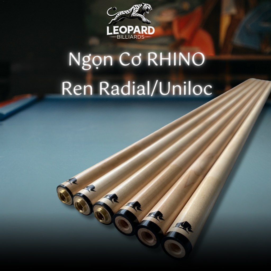 Ngọn Cơ RHINO Ren Uniloc/Radial, Ngọn Gỗ Phong Bắc Mỹ Khống Cong Vênh ...
