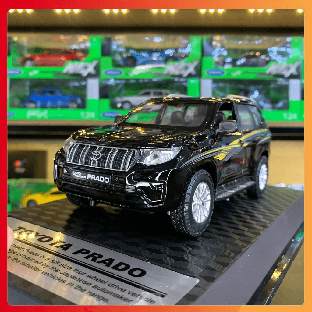 Mô hình Toyota Land Cruiser Prado (Đen) 4.5inch 1:42 MSZ 8186 | Shopee ...