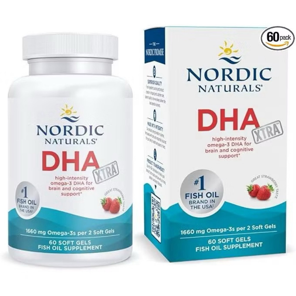 Viên Uống Nordic Naturals DHA Xtra - Tăng Cường Trí Não, Bổ Mắt, Omega ...
