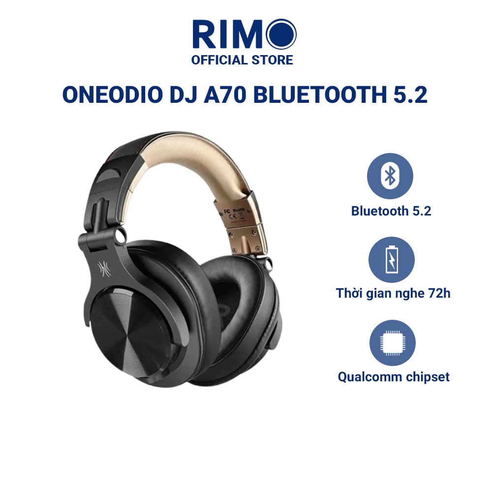 Tai nghe Bluetooth Headphone OneOdio DJ A70 Bluetooth 5.2 | Hàng chính ...