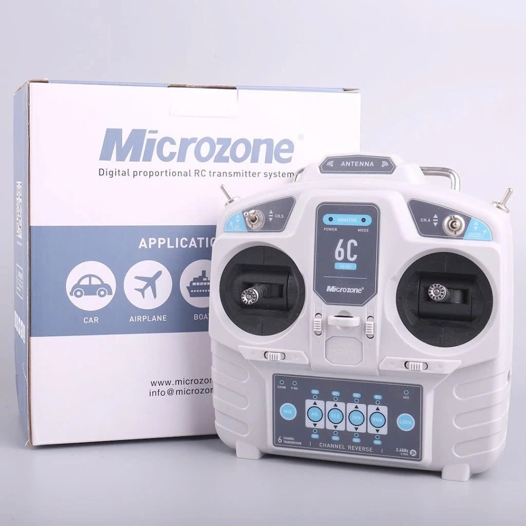 Tay điều khiển MC6C mini + rx MC7RE (Bản nâng cấp mới nhất của Microzon ...