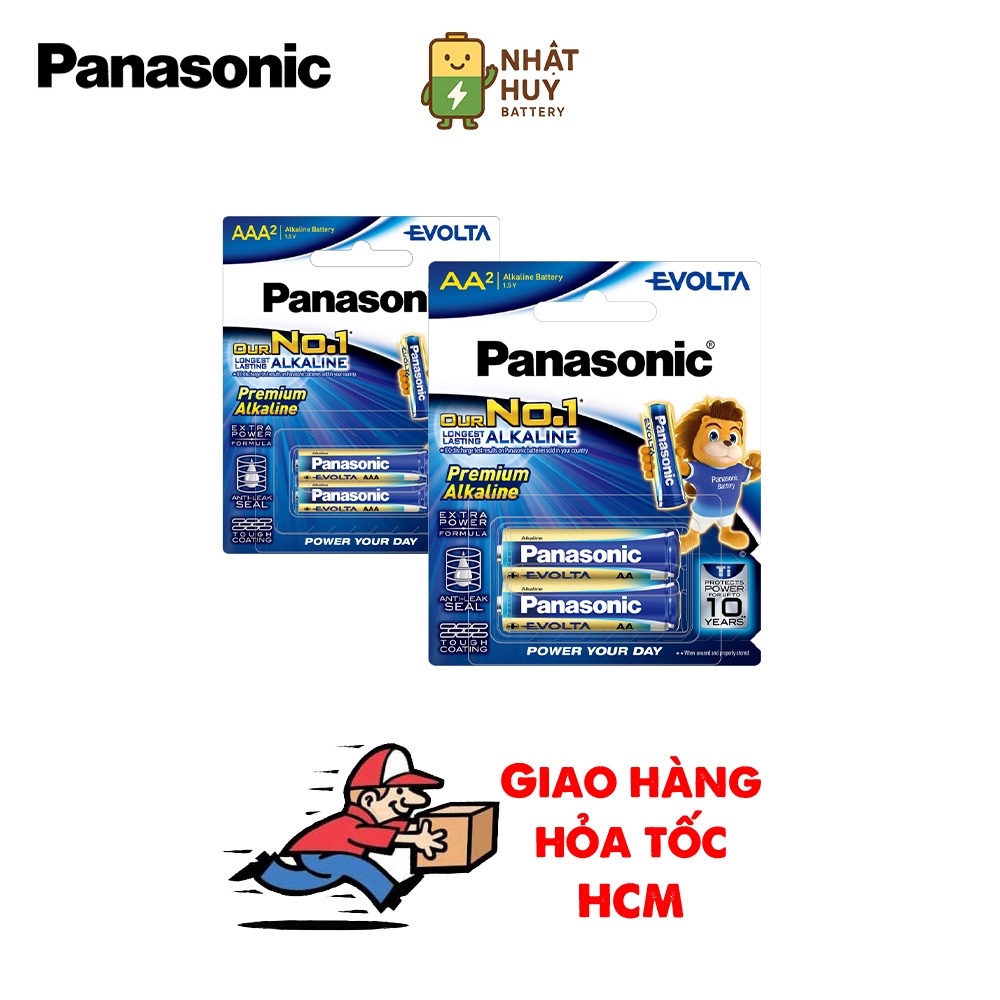 Pin PANASONIC Evolta Alkaline AA/AAA (LR6EG/LR03EG) Cao Cấp - Hàng Chính Hãng (Made In Thailand ...