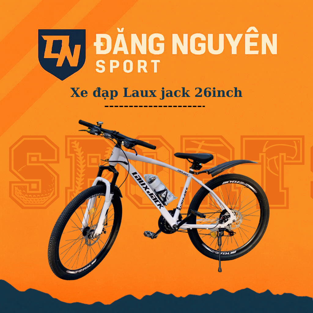 [TẶNG FULL PHỤ KIỆN] Xe đạp thể thao LAUX JACK 24inch - 26icnh,21 tốc ...
