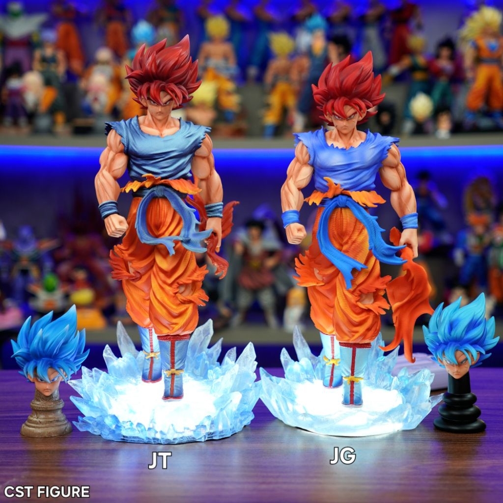 Mô hình Goku Blue JT studio và JG Studio cao 33cm- Tặng mô hình chibi ...