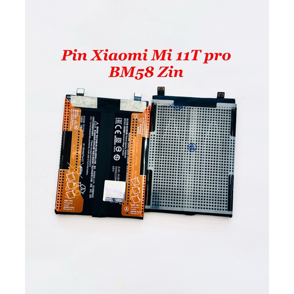 Pin xiaomi Mi 11T pro : BM58 Zin cty (như hình chụp) | Shopee Việt Nam