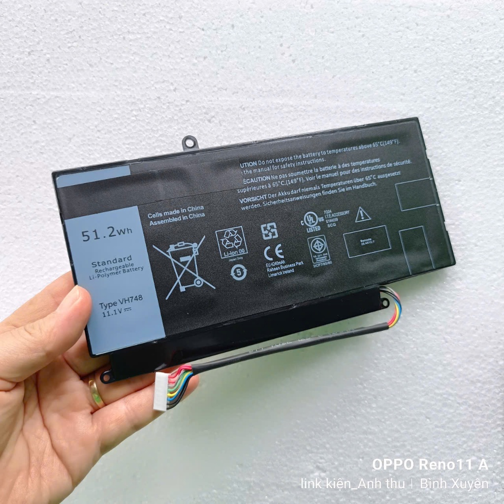 [VH748] Pin Dell Vostro 5460 5470 5480 5560 – Inspiron 14z 5439 – Pin ...