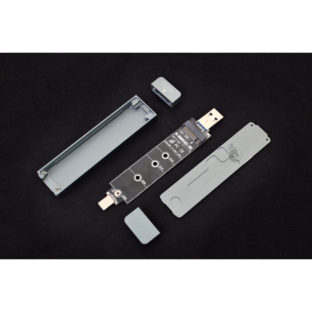 Box SSD M2 Hợp Kim Tích Hợp USB Type A,Type C, Chipset RTL9210B 10Gbps ...