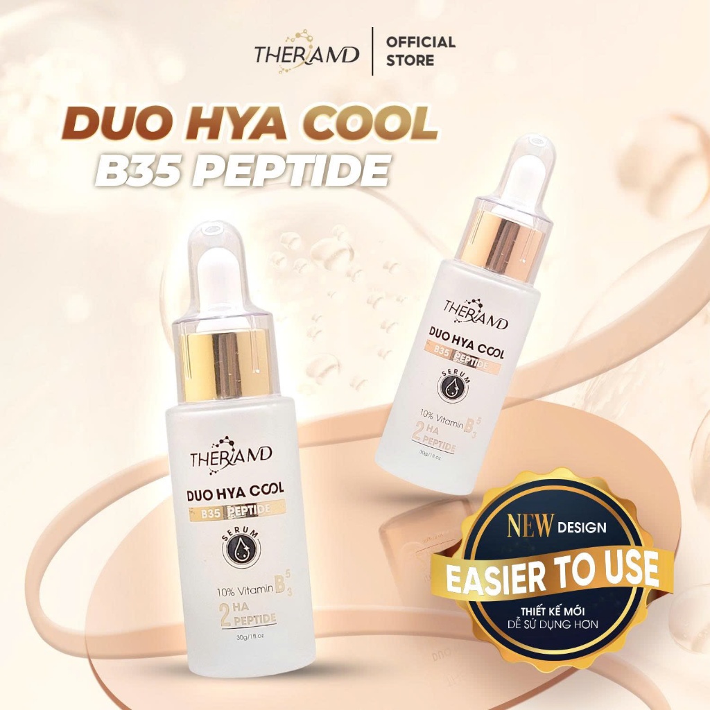 Tinh chất phục hồi chống lão hóa TheraMD Duo Hya Cool B35 Peptide Serum 30g | Shopee Việt Nam