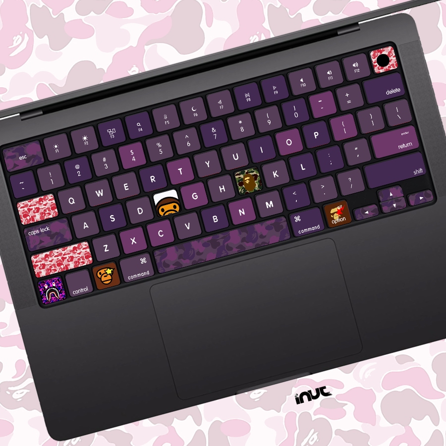 Miếng dán bàn phím Bape - Keyboard Sticker Bape | Shopee Việt Nam