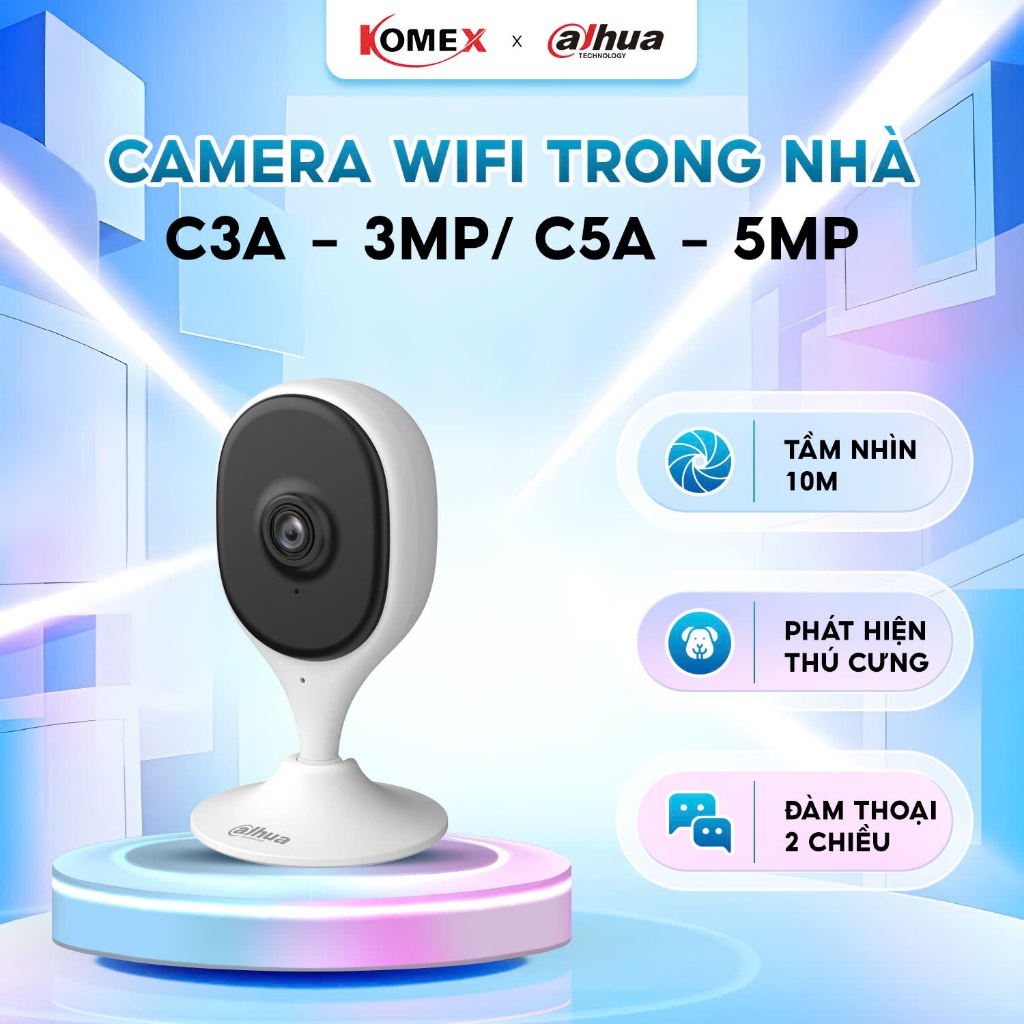 Camera IP Wifi DAHUA DH-C3A / C5A Đế Từ Tính Nam Châm Dính Bề Mặt Kim ...