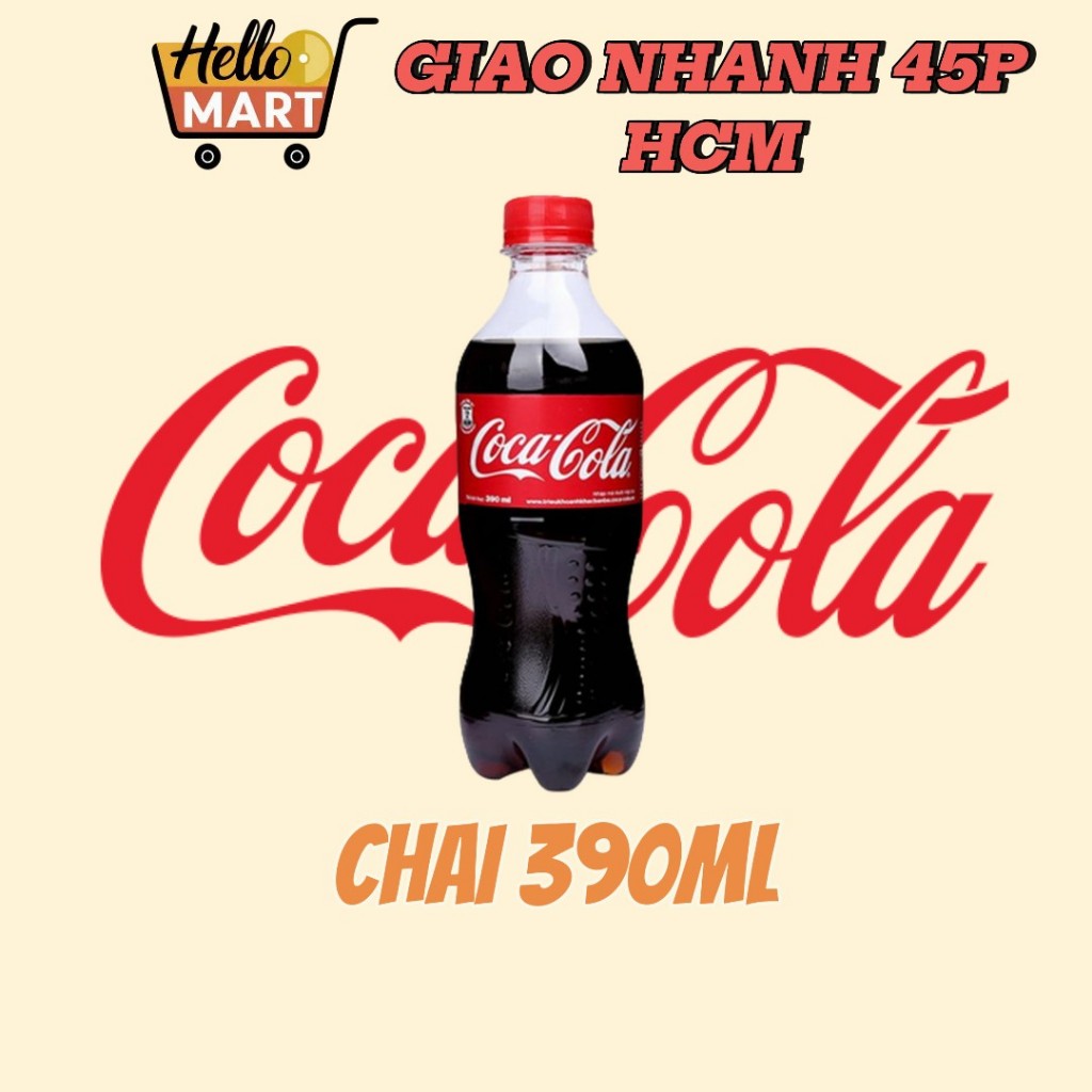 [Hỏa tốc] - 1 chai Coca cola 390ml - Date xa - Thực phẩm sạch | Shopee ...