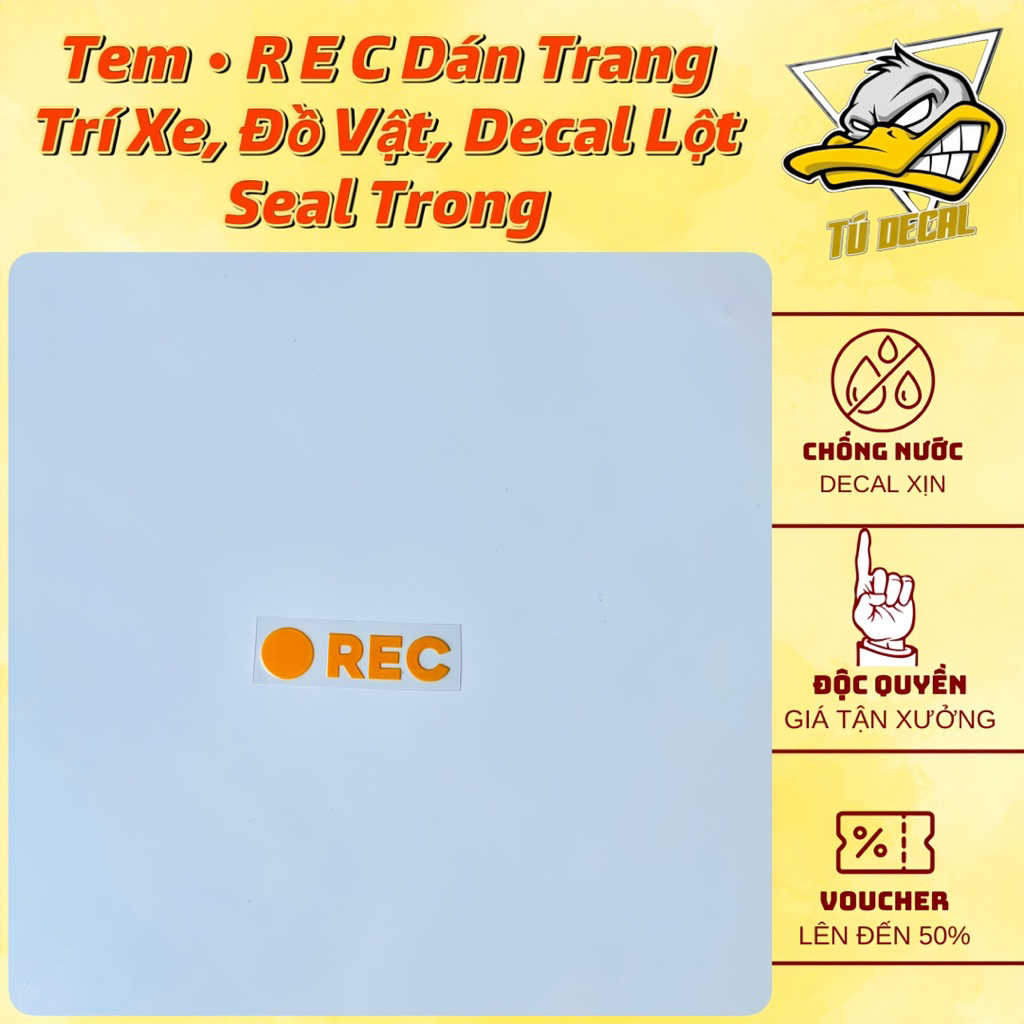 Tem Logo Sticker Dán Trang Trí Xe Máy, Nón Mũ Bảo Hiểm, Đồ Vật, Decal ...