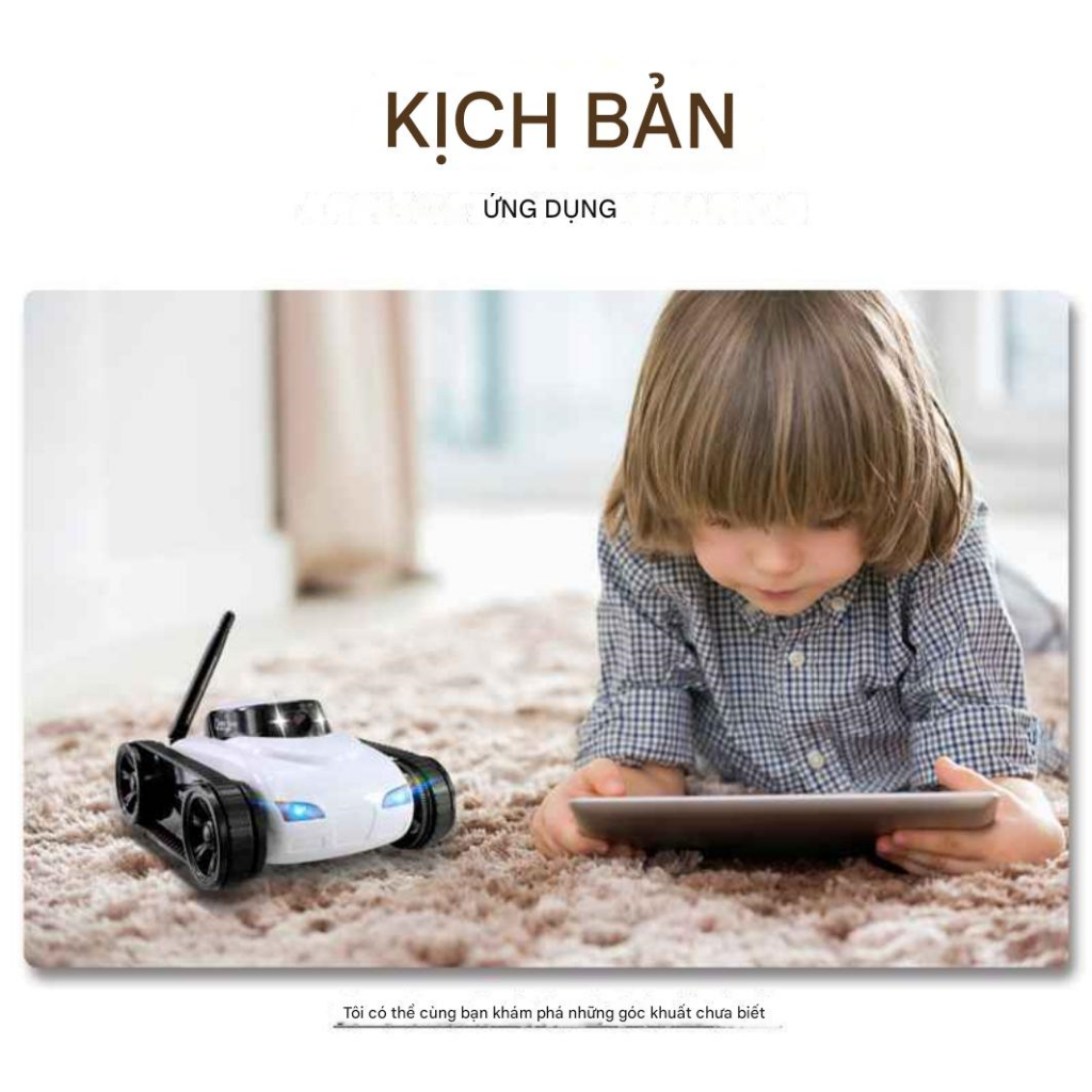 Xe Robot Điều Khiển Từ Xa Có Camera WiFi Truyền Hình Ảnh Trực Tiếp – Xe ...