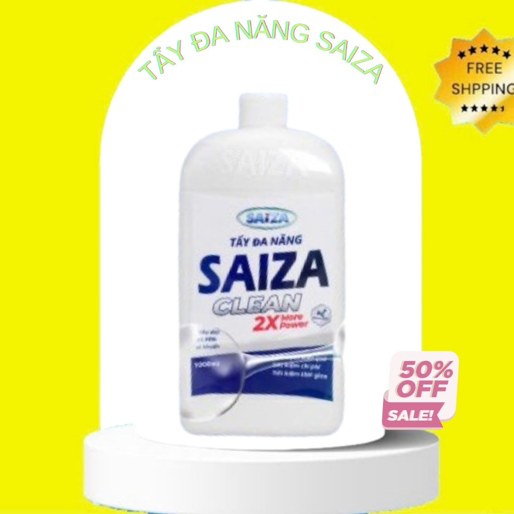 Tẩy Đa Năng Tẩy Cặn CANXI Vệ Sinh Sàn Nhà SAIZA 1000ml Làm Sạch Bề Mặt ...