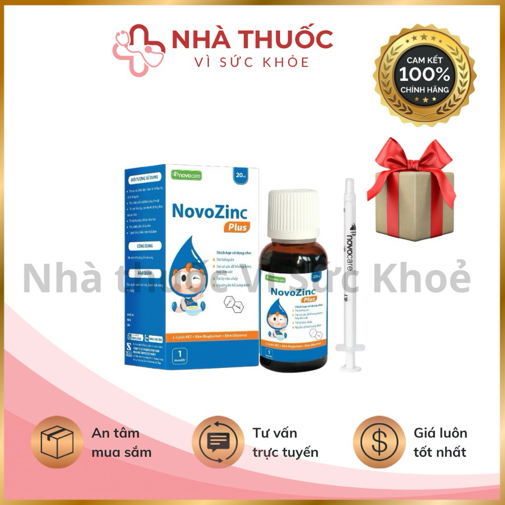 [Chính hãng] NovoZinC Plus Drops kẽm hữu cơ nhỏ giọt giúp ăn ngon, tiêu ...