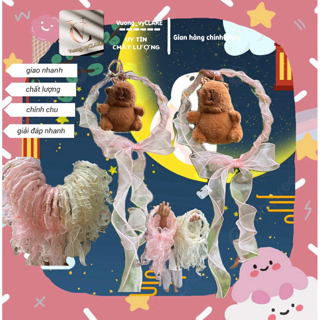 combo 2 lồng đèn Capybara trung thu hott trend 2025/Lồng Đèn Tre ế ...