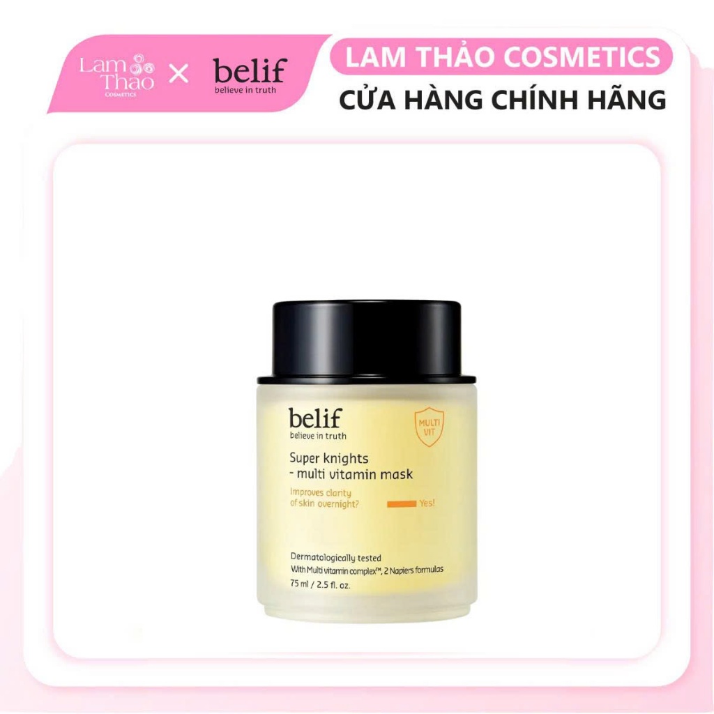 Mặt Nạ Ngủ Dưỡng Sáng Da Belif Super Knight Multi Vitamin Mask | Shopee ...