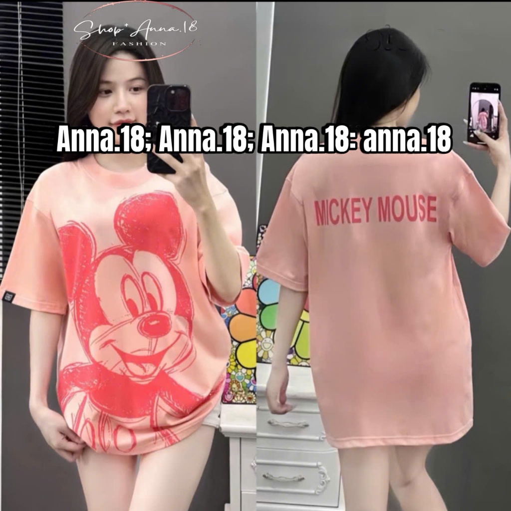 ÁO PHÔNG COTTON 4 CHIỀU FORM RỘNG IN 2 MẶT HÌNH MICKY ( 4 CHIỀU _ MICKY C5 ) FORM RỘNG | Shopee ...