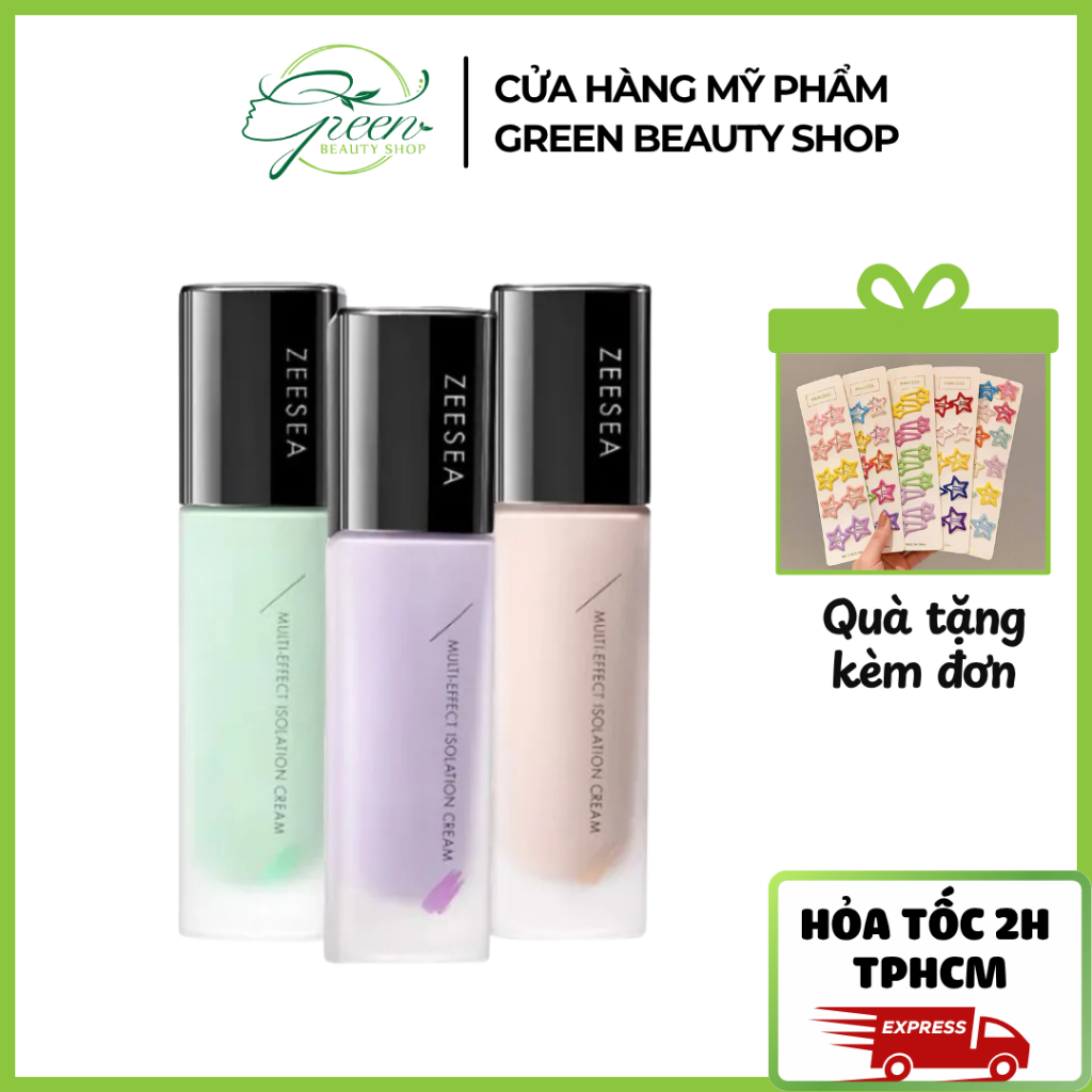 [ZEESEA] Kem lót chống nắng ZEESEA 30g kem lót kiềm dầu nâng tone che lỗ chân lông | Shopee Việt Nam