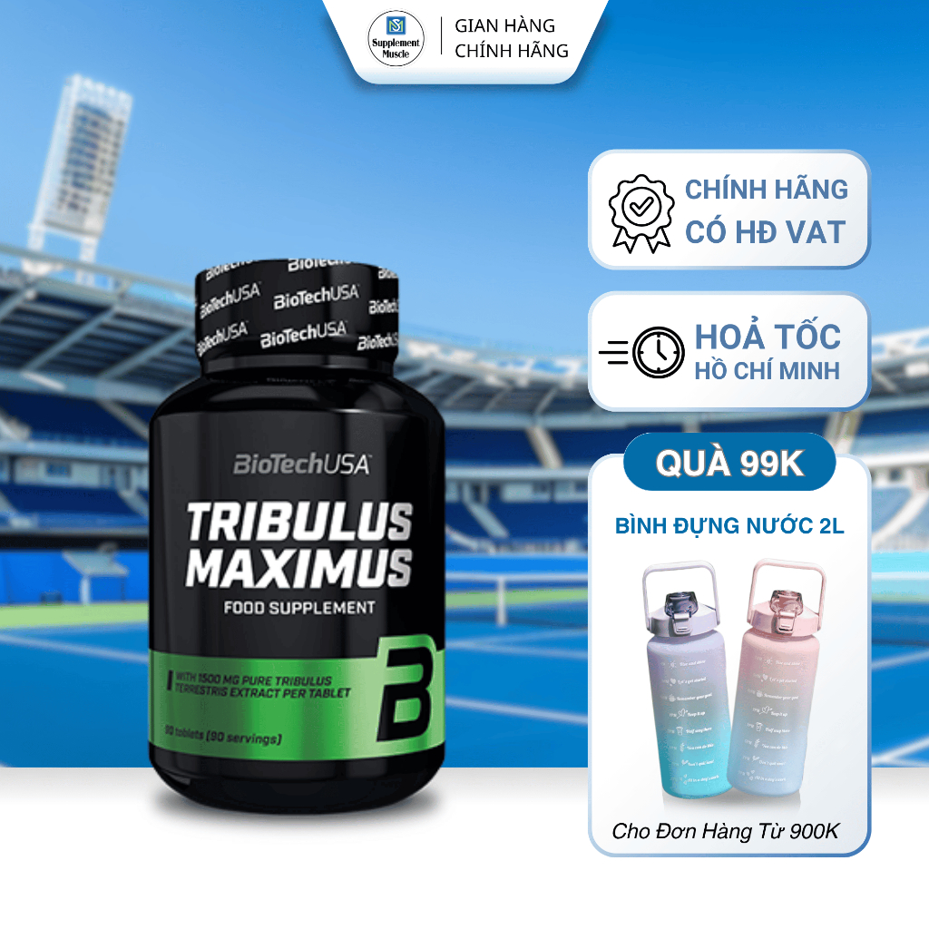 [CHÍNH HÃNG] Viên Uống Bổ Sung Testosterone BiotechUsa Tribulus Maximus ...
