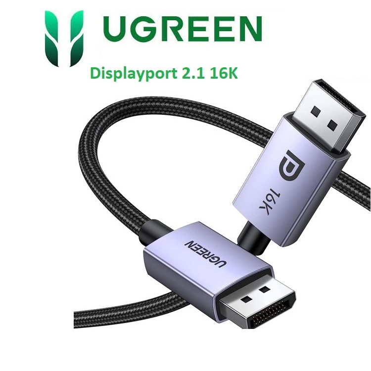 Cáp Displayport to Displayport 2.1 dài 1M- 2M độ phân giải 16K@60Hz HDR ...