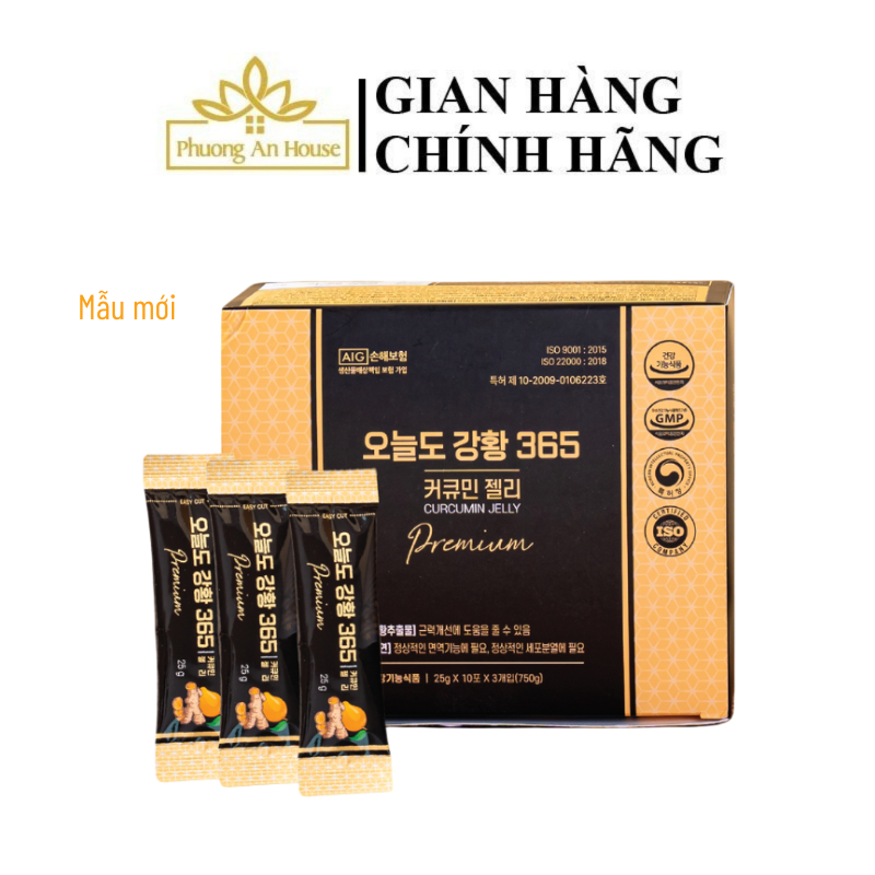 [Mẫu mới] Thạch nghệ Nano Curcumin Jelly 365 tăng cường sức khỏe ...