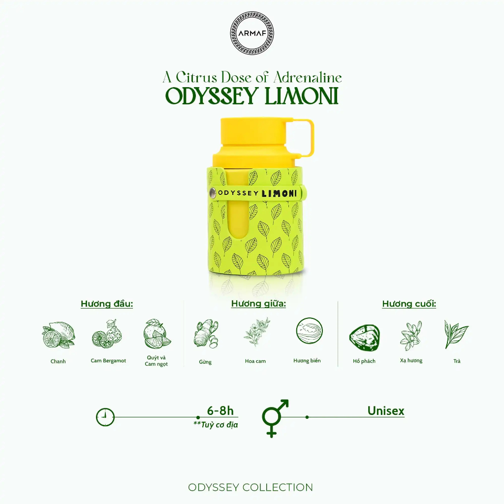Armaf Odyssey Limoni Fresh (2024) EDP 100ml | Shopee Việt Nam