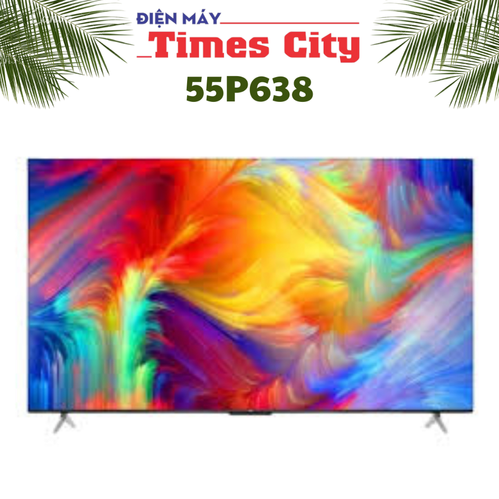 Google Tivi TCL 4K 55 inch 55P638 | Shopee Việt Nam