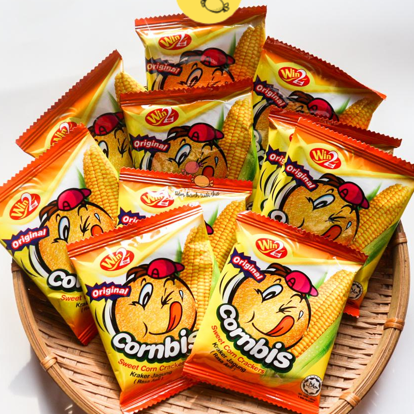 [COMBO 15 GÓI] Bánh Bắp Cracker Win2 CORNBIS [ HOT HOT] [Hộp 30 Gói ...