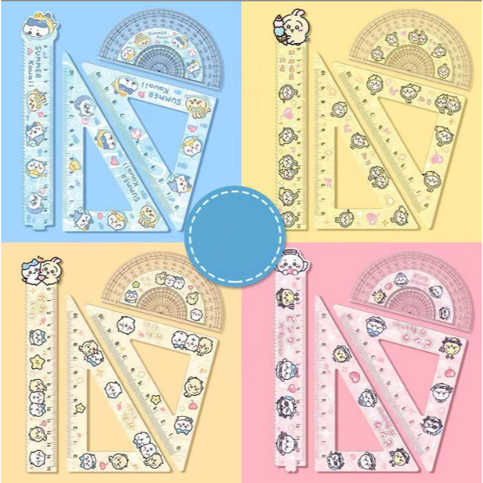 Bộ eke thước kẻ mèo chiikawa EKNI39a bộ eke cute dễ thương | Shopee ...