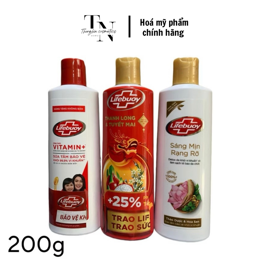 Sữa Tắm Lifebuoy Hoa Sen - Thanh Long 200ml [ Hàng Khuyến Mãi ...